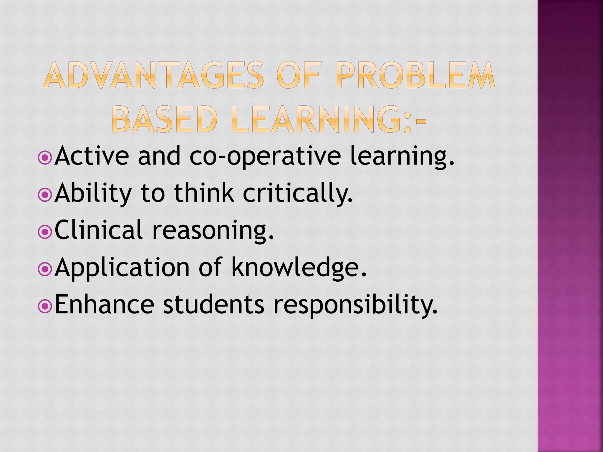 Problem Based Learning Nursing Education | PPTX