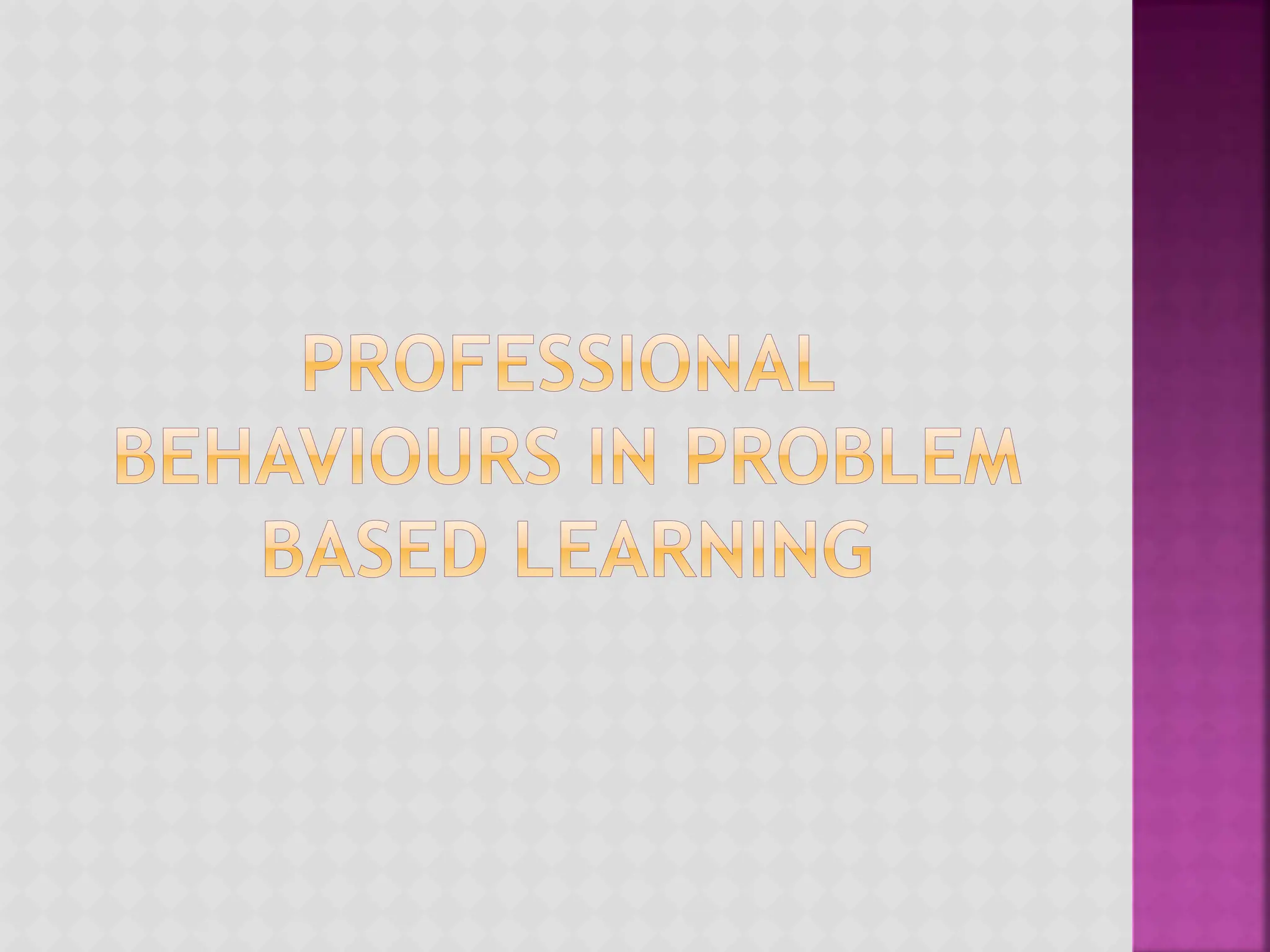 Problem Based Learning Nursing Education | PPTX