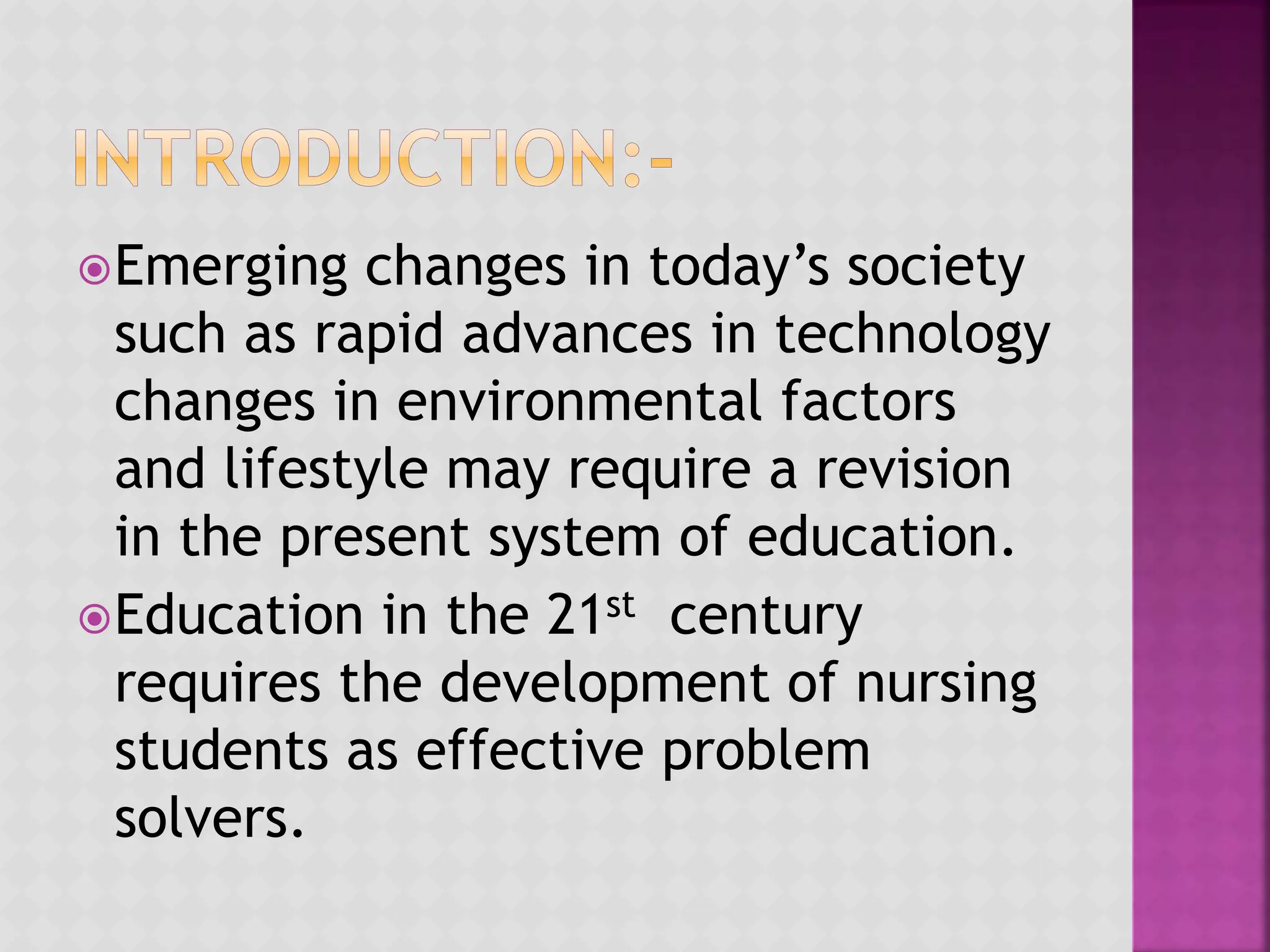 Problem Based Learning Nursing Education | PPTX