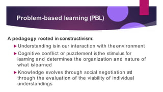 Problem-Based Learning and Team Based Learning: A Student-Centered ...