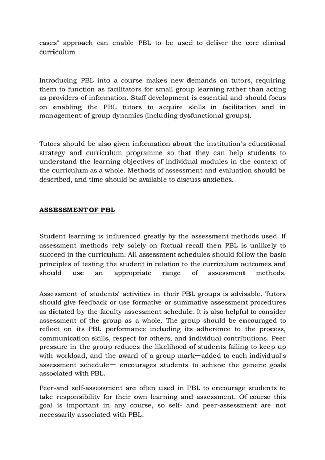 Problem based learning | PDF