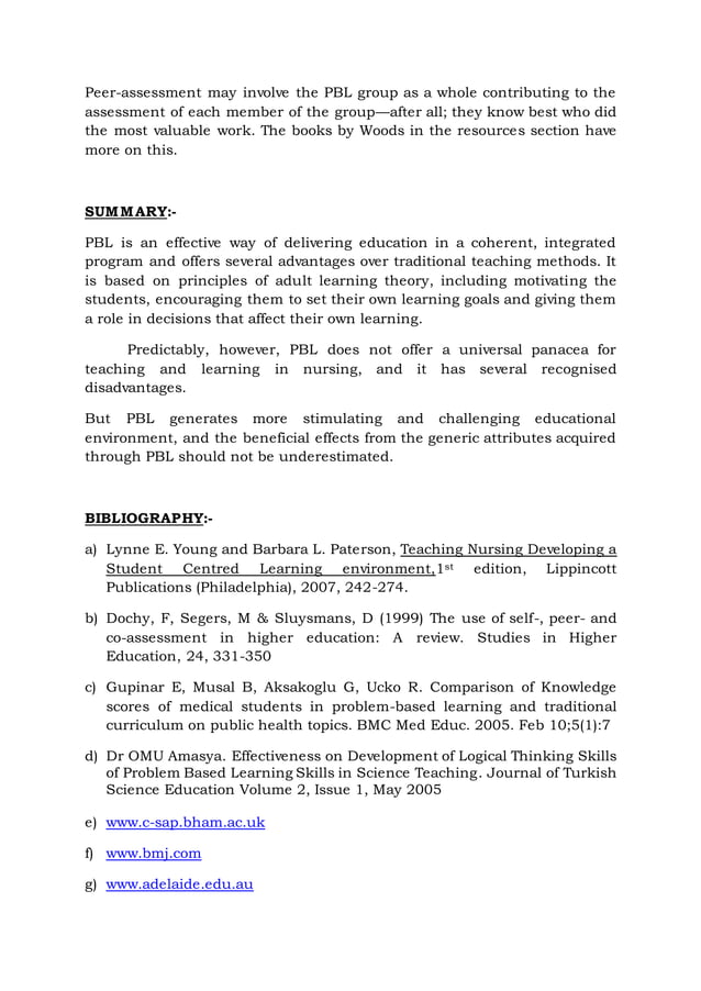 Problem based learning | PDF