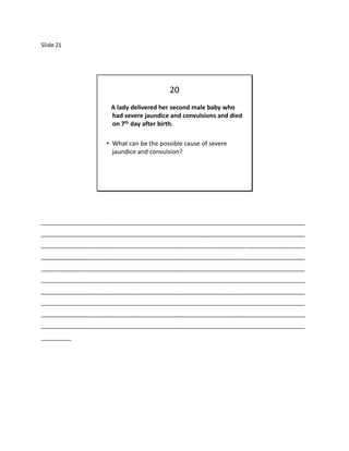 Problem based learning exercises for students of mbbs 1 st prof. | PDF