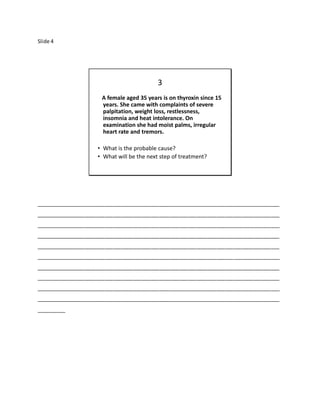 Problem based learning exercises for students of mbbs 1 st prof. | PDF