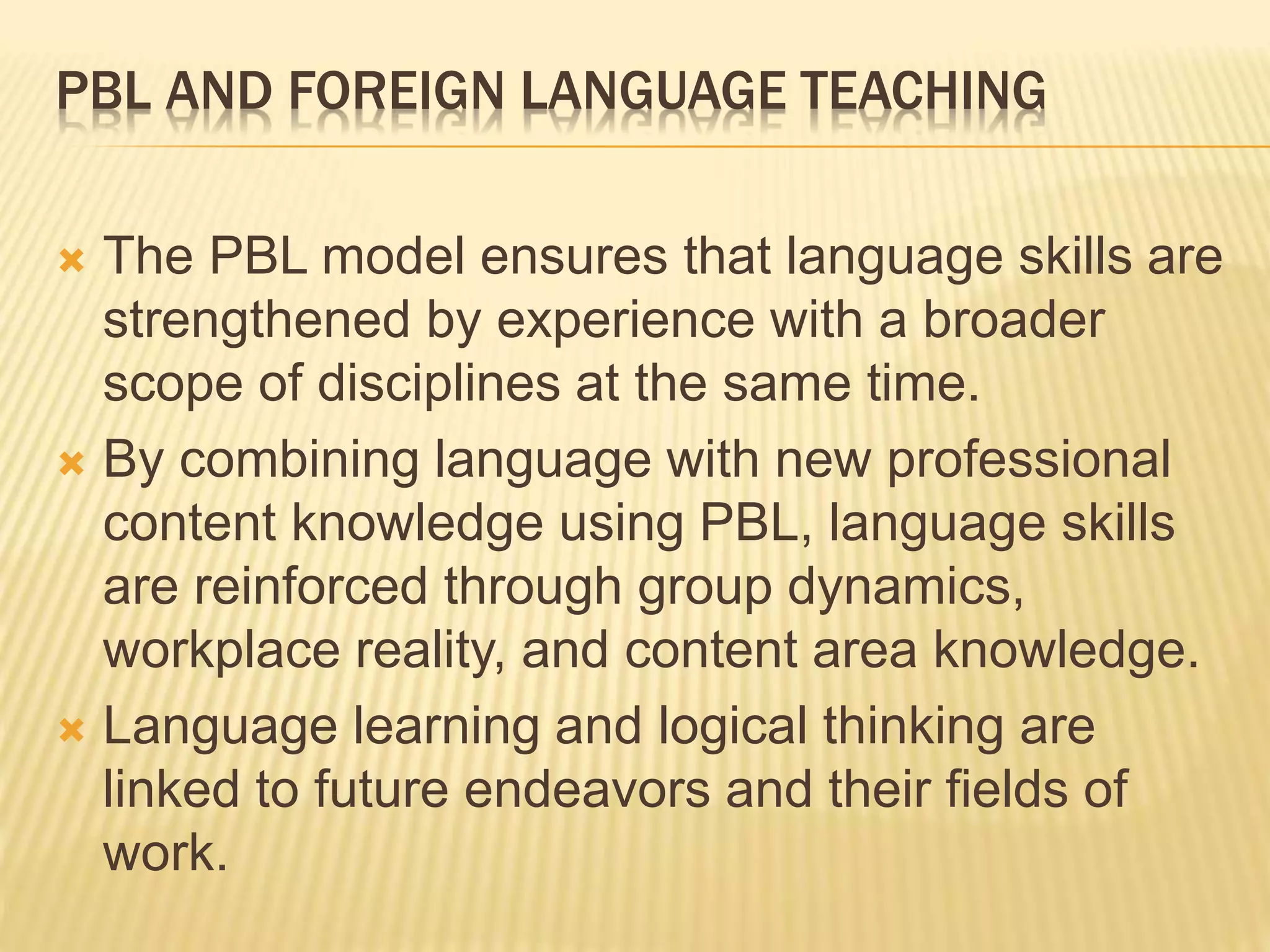 Problem based learning ii | PPT