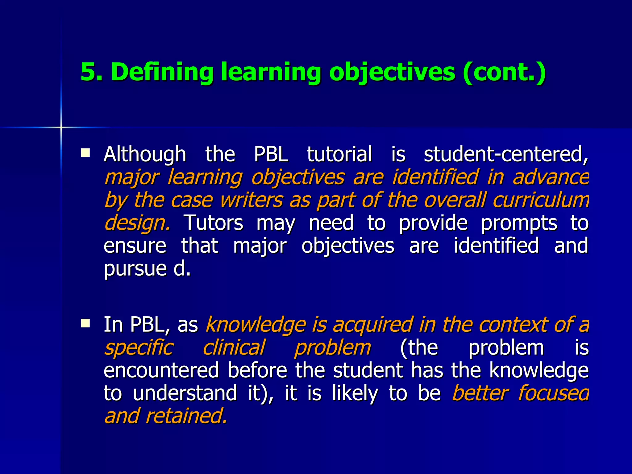 Problem Based Learning In Medical Education | PPT