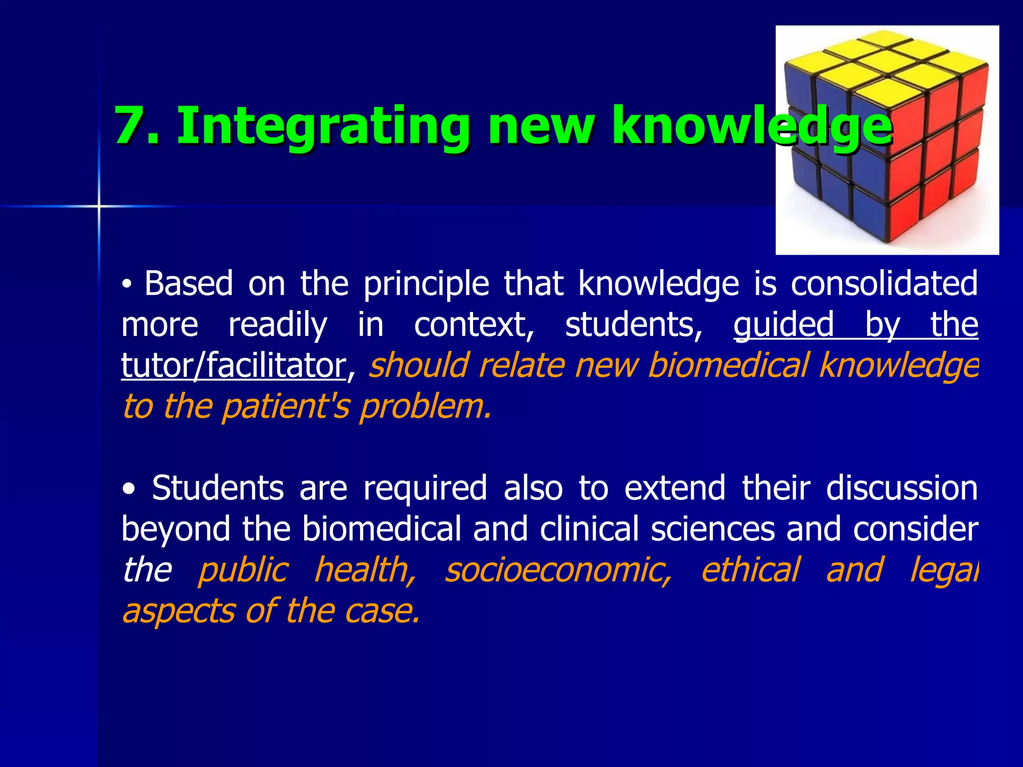 Problem Based Learning In Medical Education | PPT