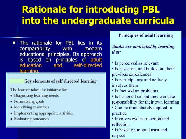 Problem Based Learning In Medical Education | PPT | Educational ...