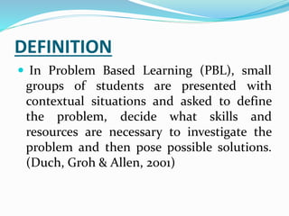 Problem based learning pankaj | PPT