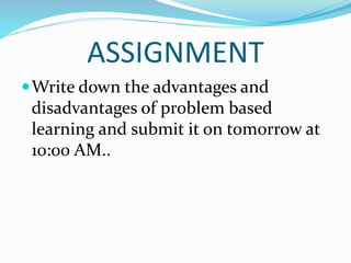 Problem based learning pankaj | PPT