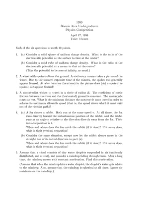Problem baupc 1999 | PDF