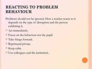 Problem behaviour`1 | PPT