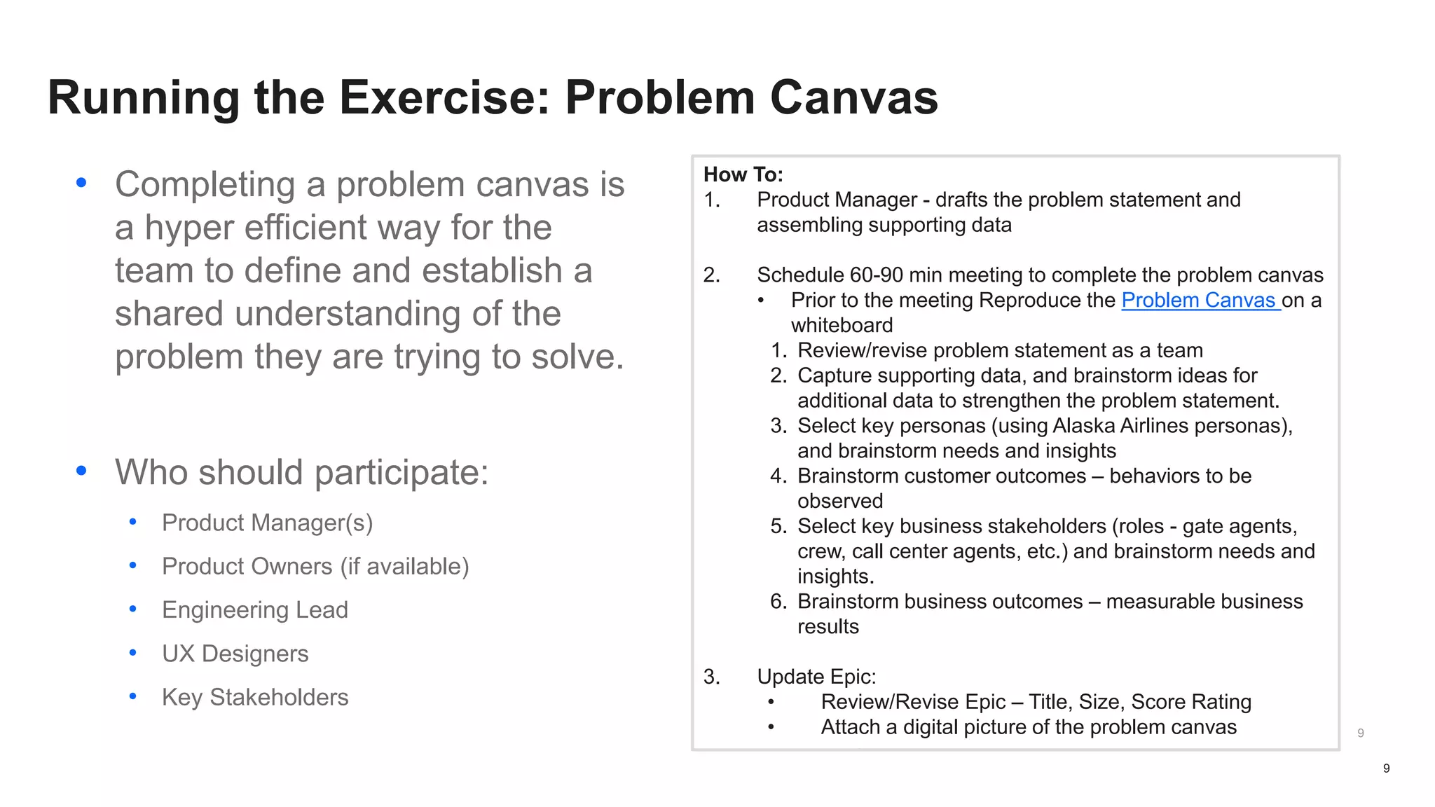 Problem canvas | PPTX