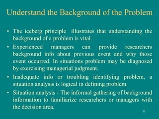 Problem Definition &The Research Proposal | PPT