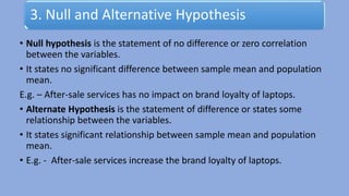 Problem definition and hypothesis formulation | PPTX | Science