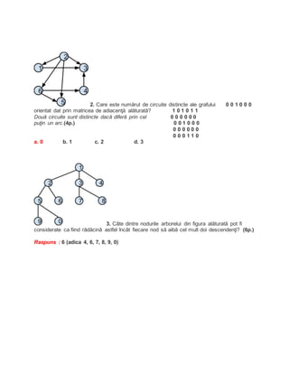 Probleme grafuri arbori | DOCX