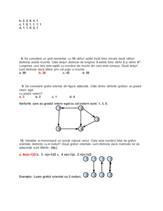 Probleme grafuri arbori | DOCX