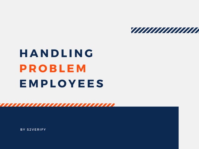 Handling Problem Employees | PDF | Human Resources | Business