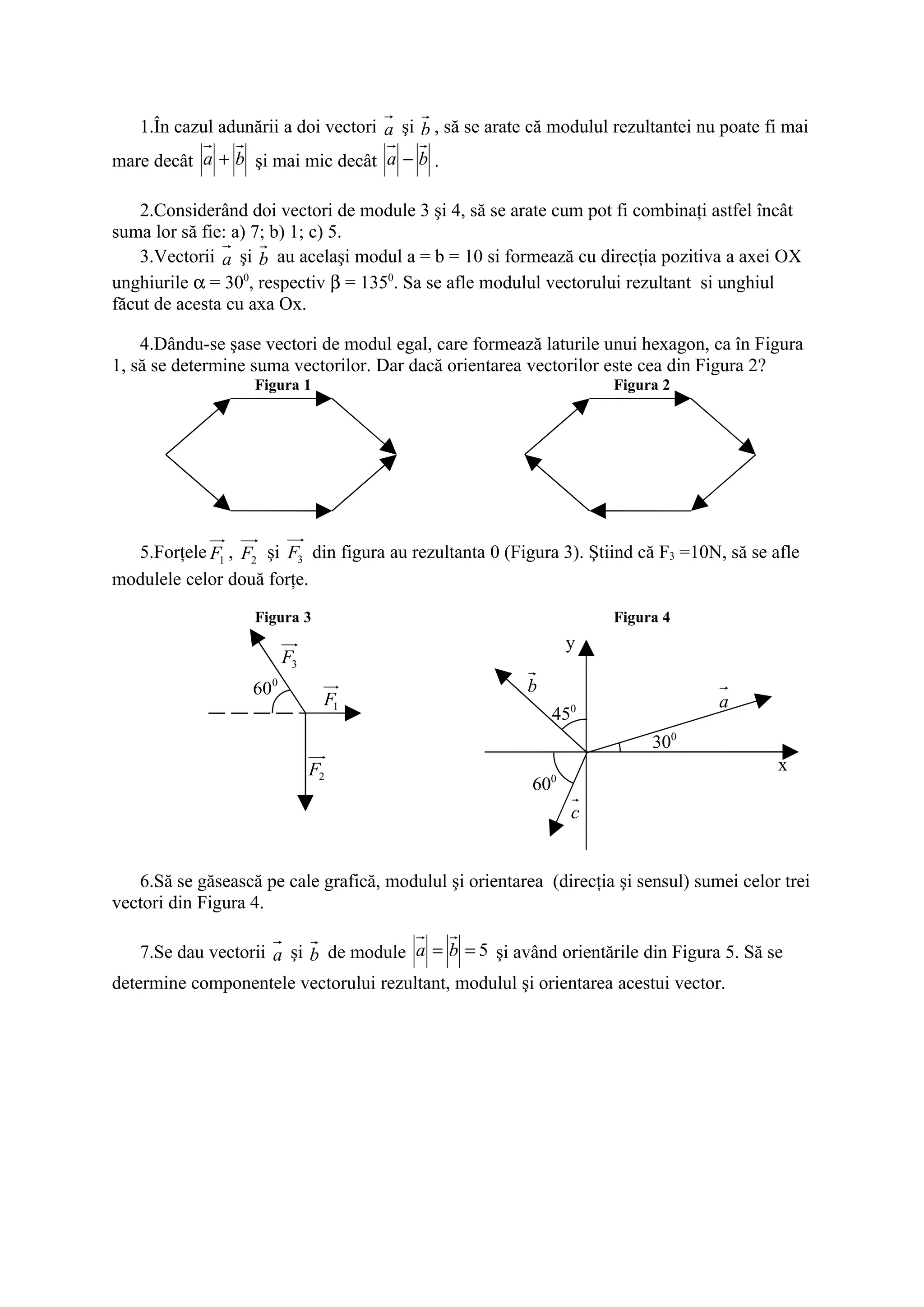 Probleme - vectori | DOC