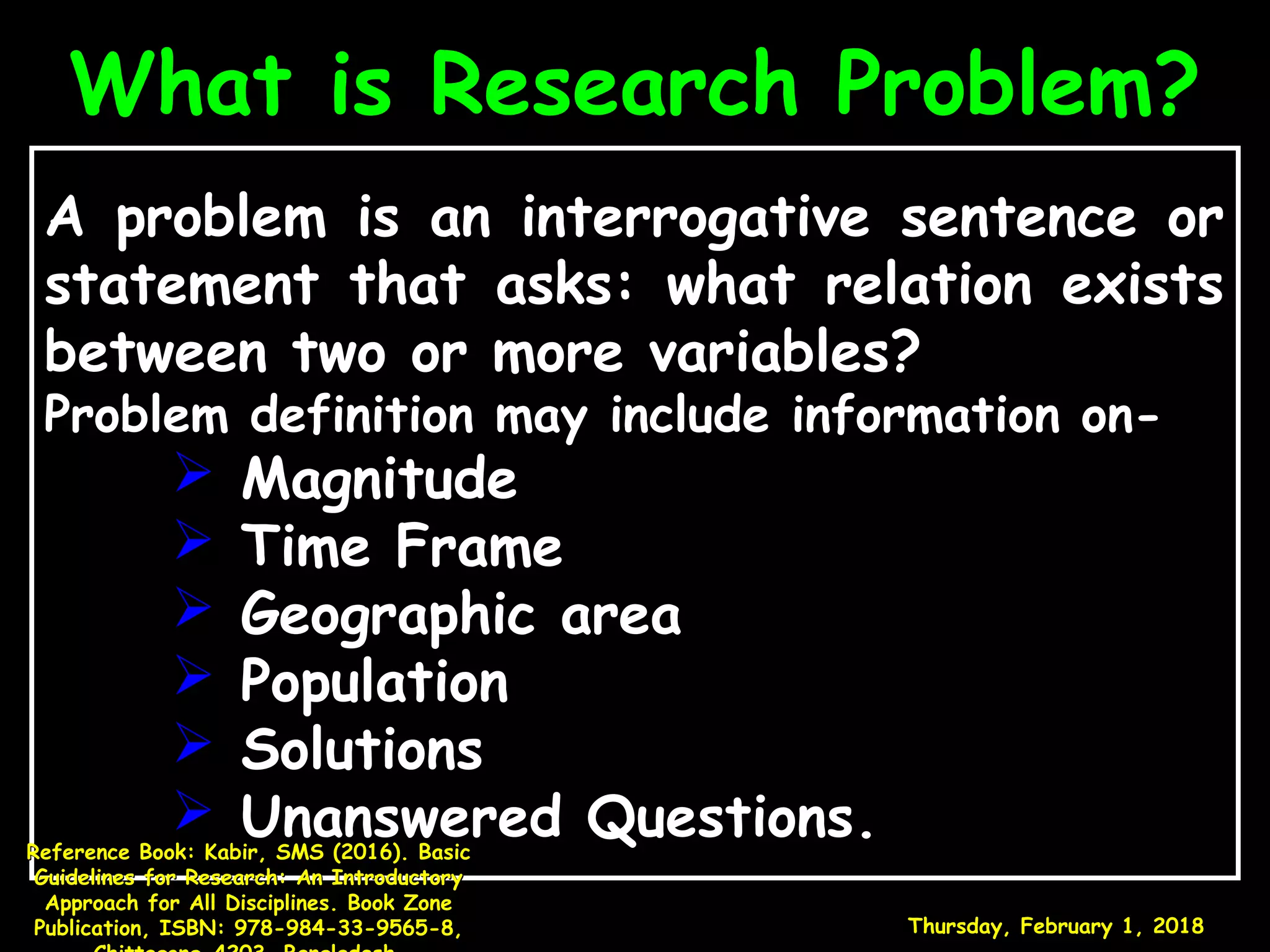 Problem formulation and objectives | PPT