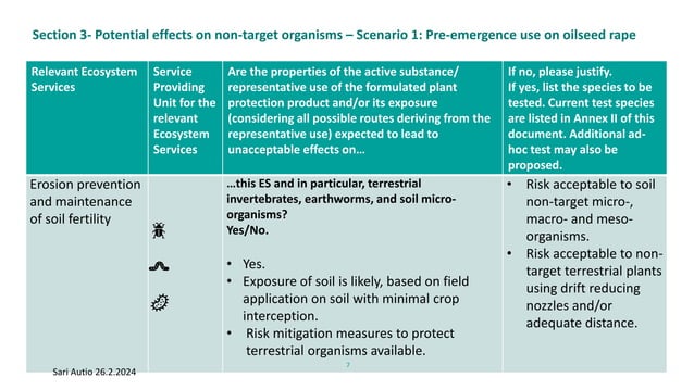 Problem formulation for environmental risk assessment – Finnish case ...