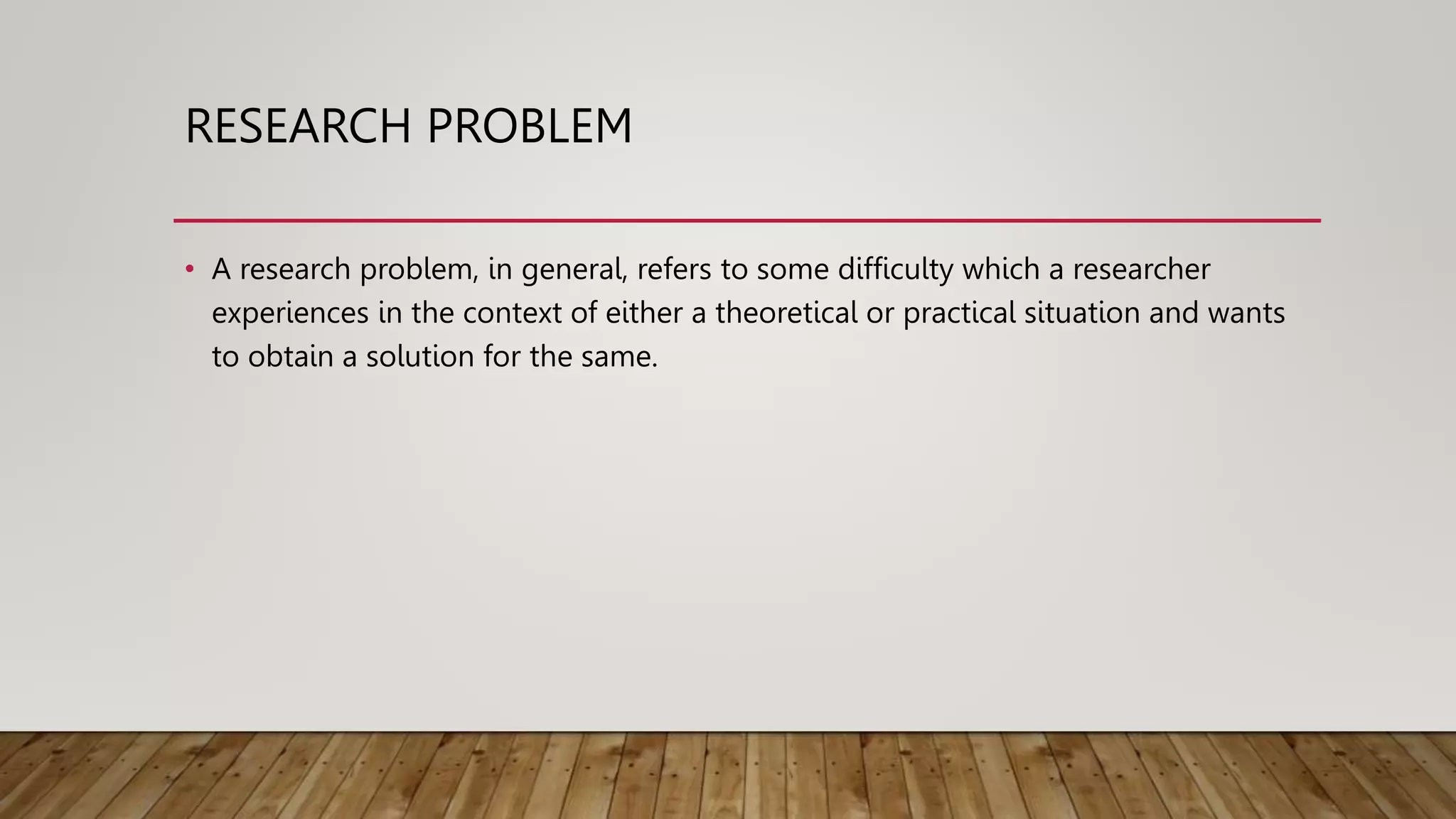 Problem Formulation or Defining a Research Problem.pptx | Education