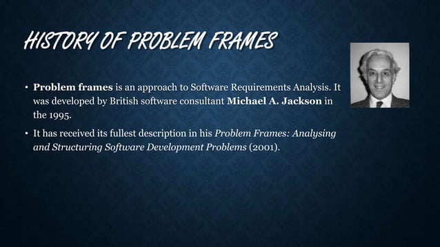 Problem frames | PPT