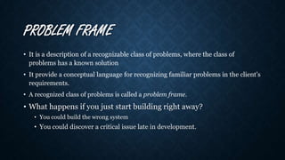 Problem frames | PPT