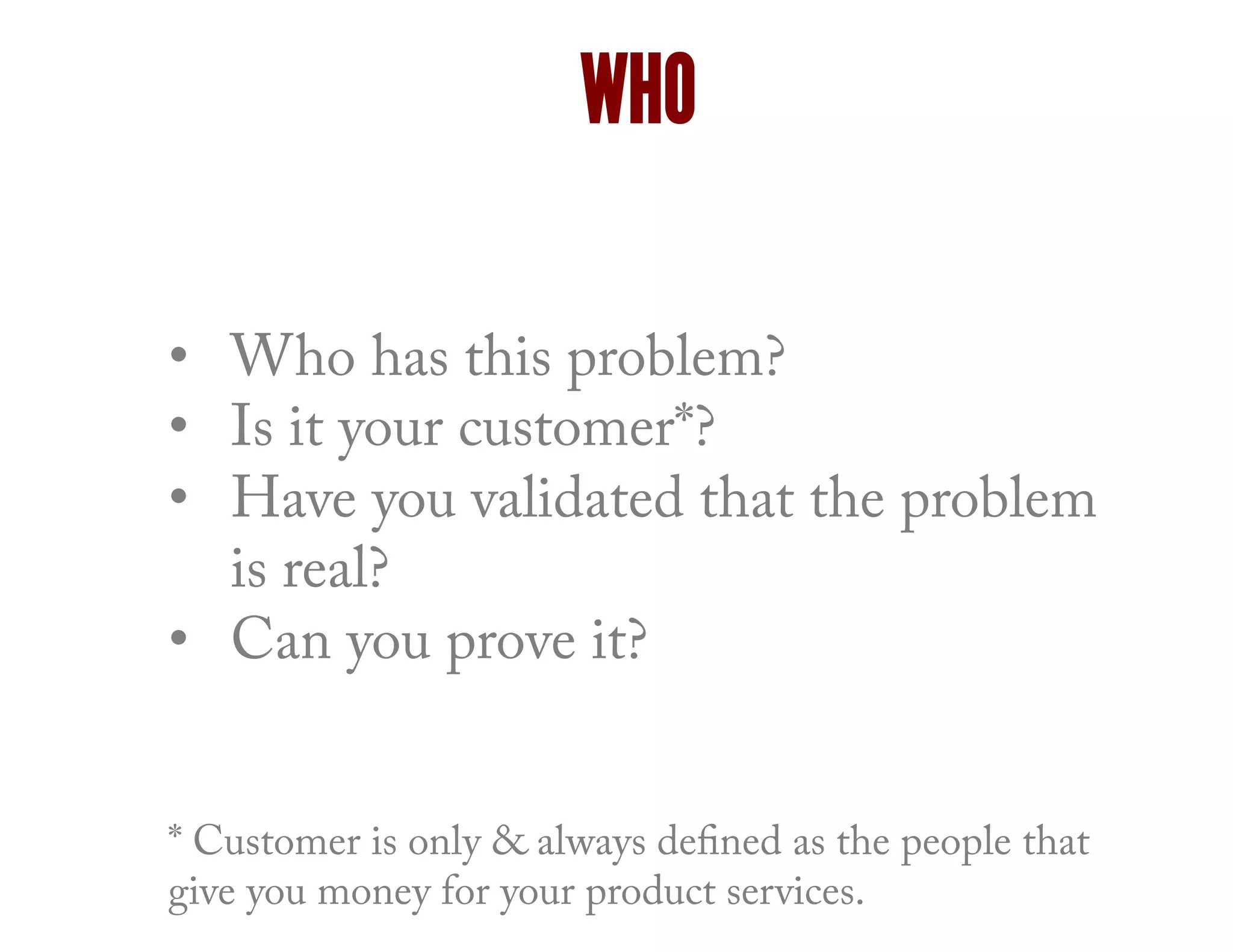 LeanUX: Problem Framing Using the 4 Ws | PDF