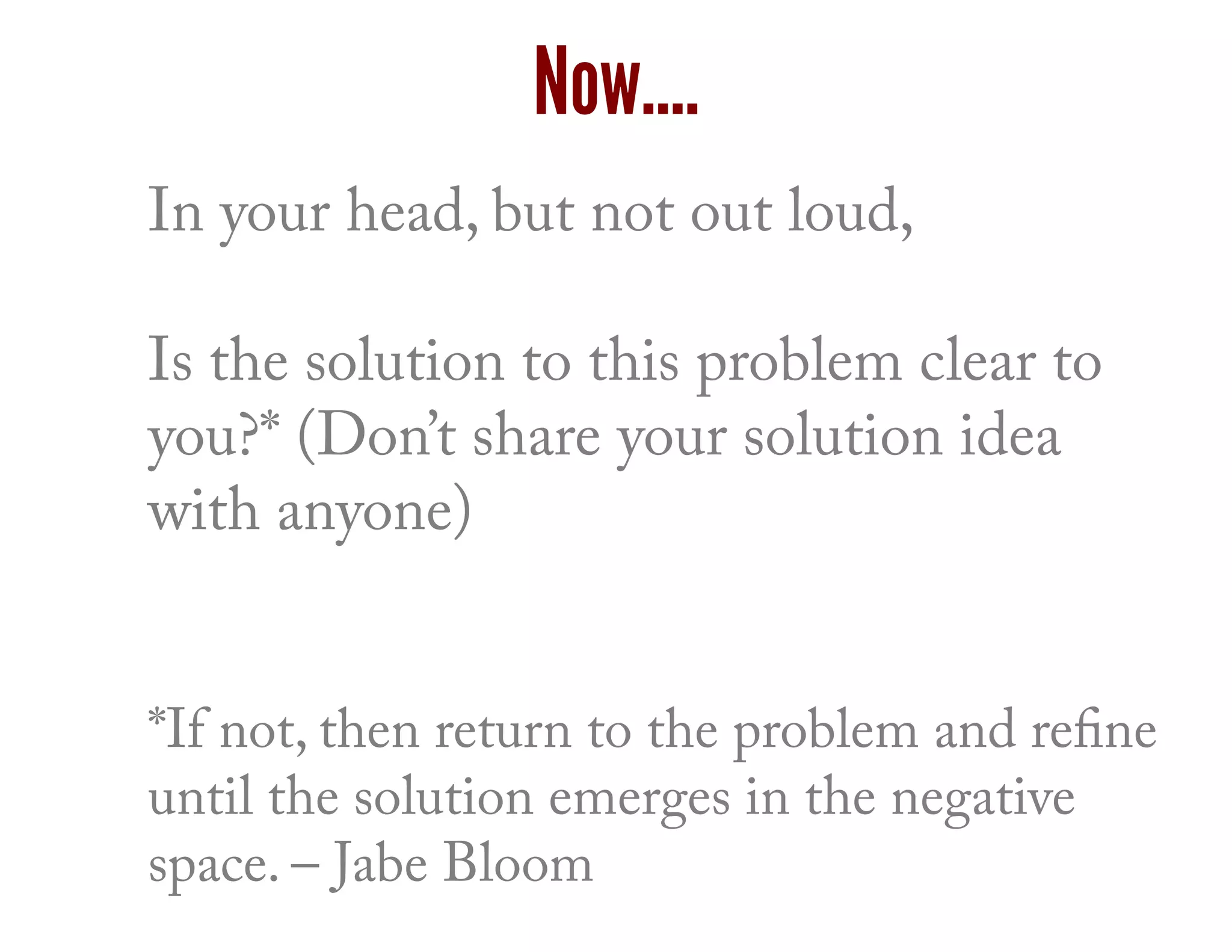 LeanUX: Problem Framing Using the 4 Ws | PDF