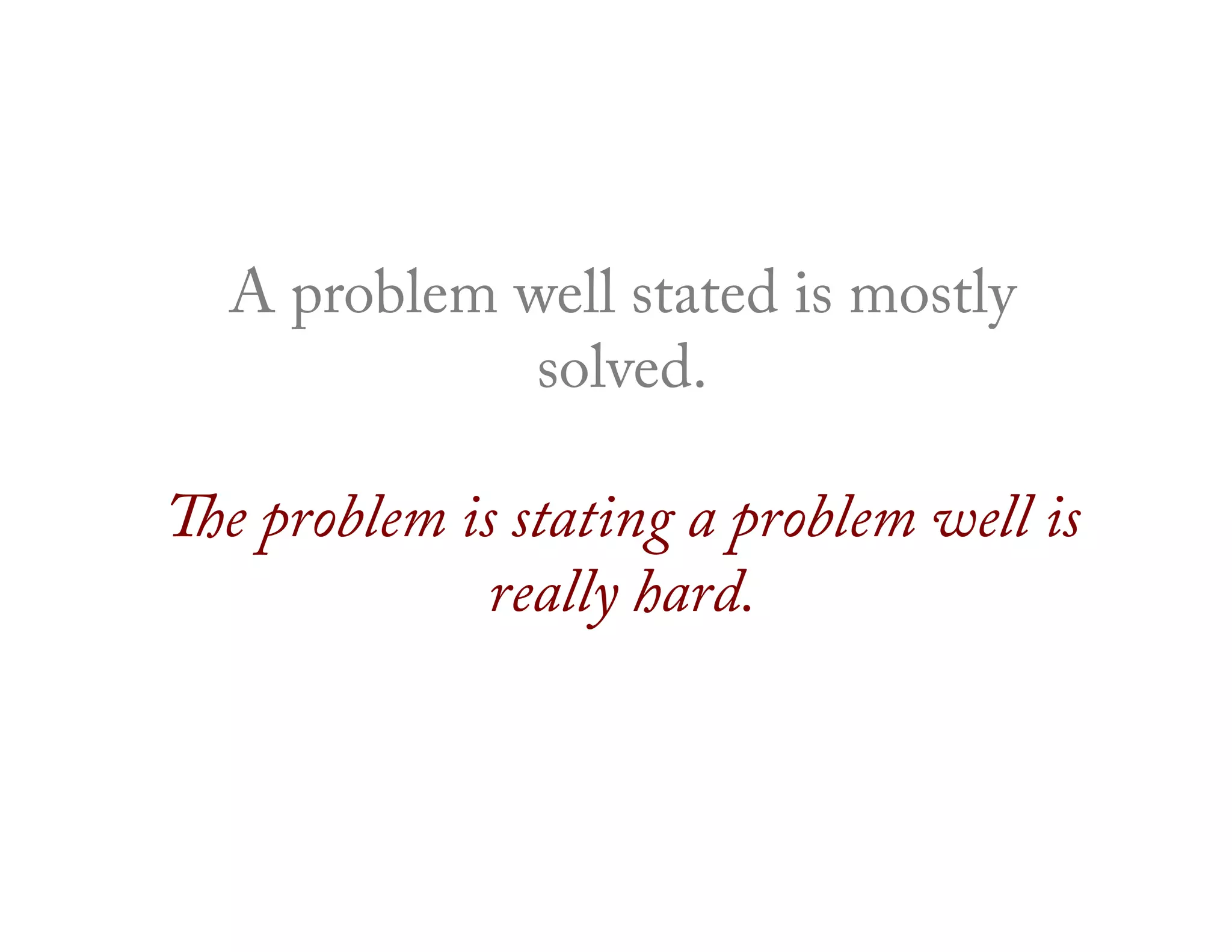 LeanUX: Problem Framing Using the 4 Ws | PDF