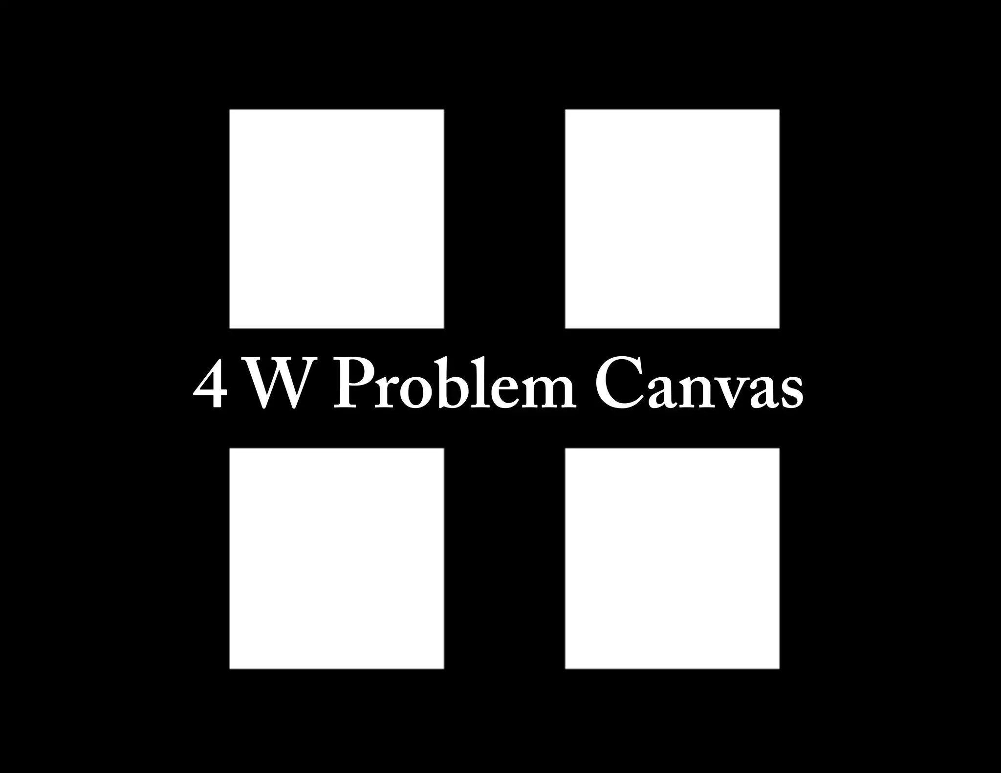 LeanUX: Problem Framing Using the 4 Ws | PDF