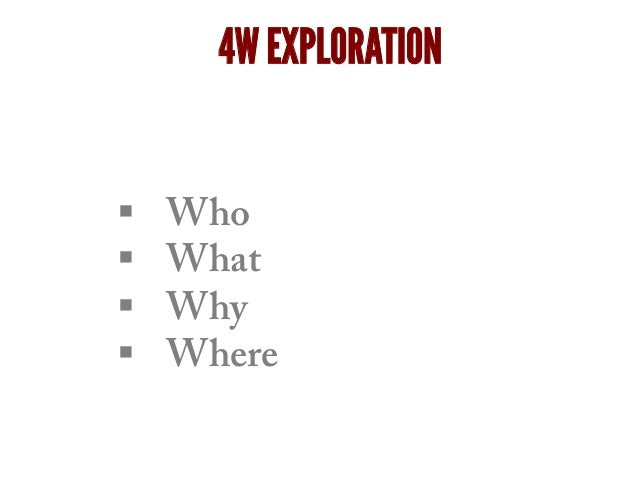 LeanUX: Problem Framing Using the 4 Ws