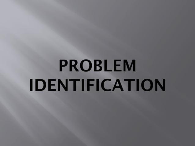 Problem Identification Problem Scoping in AI project cycle AI project | PPT