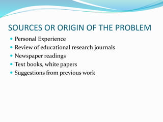 Problem Identification | PPTX