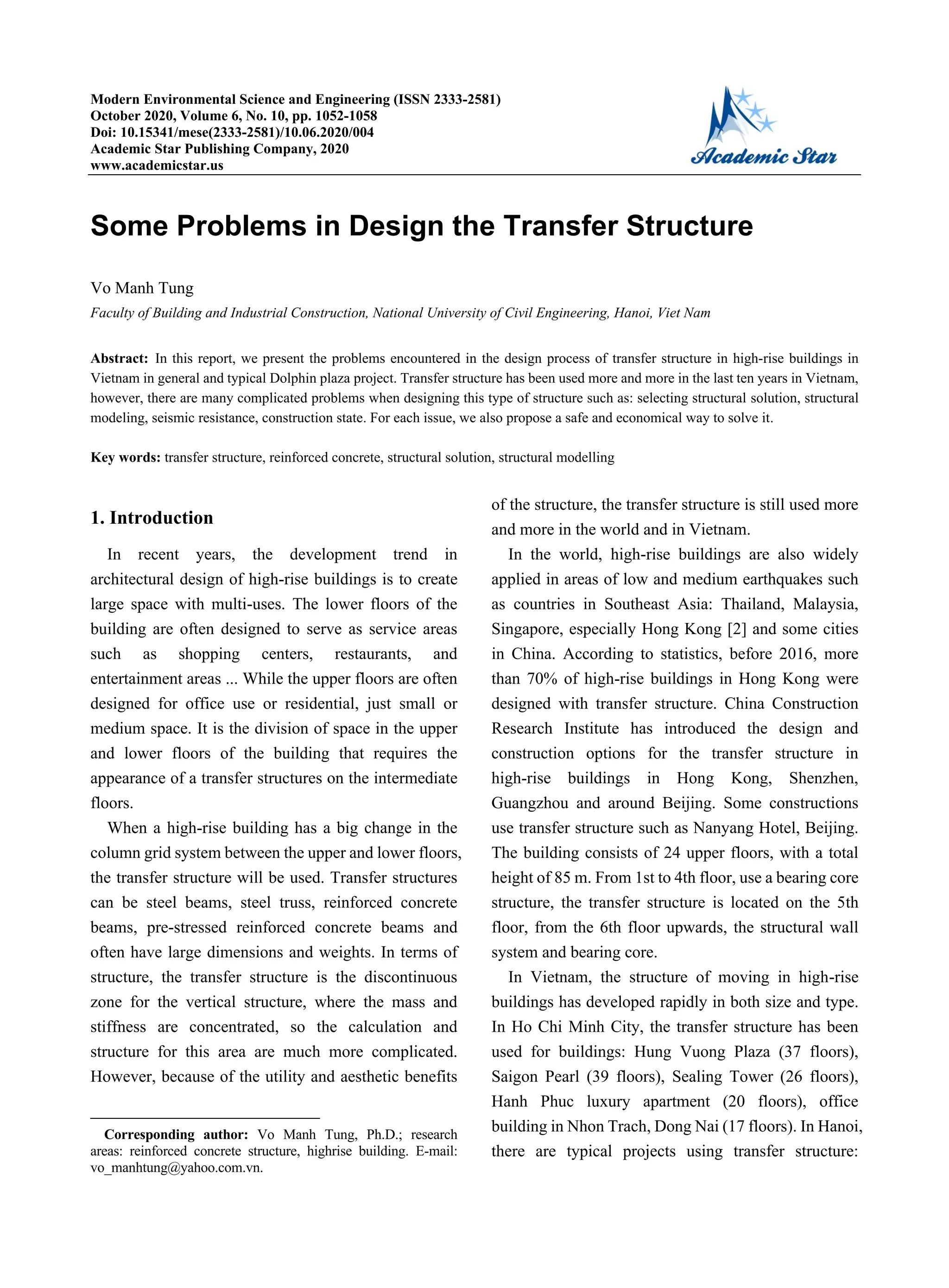 Problem In Design Transfer Beam for high rise building | PDF