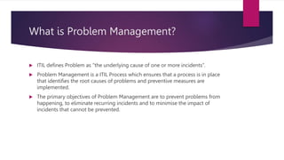 Introduction to Problem Management | PPTX