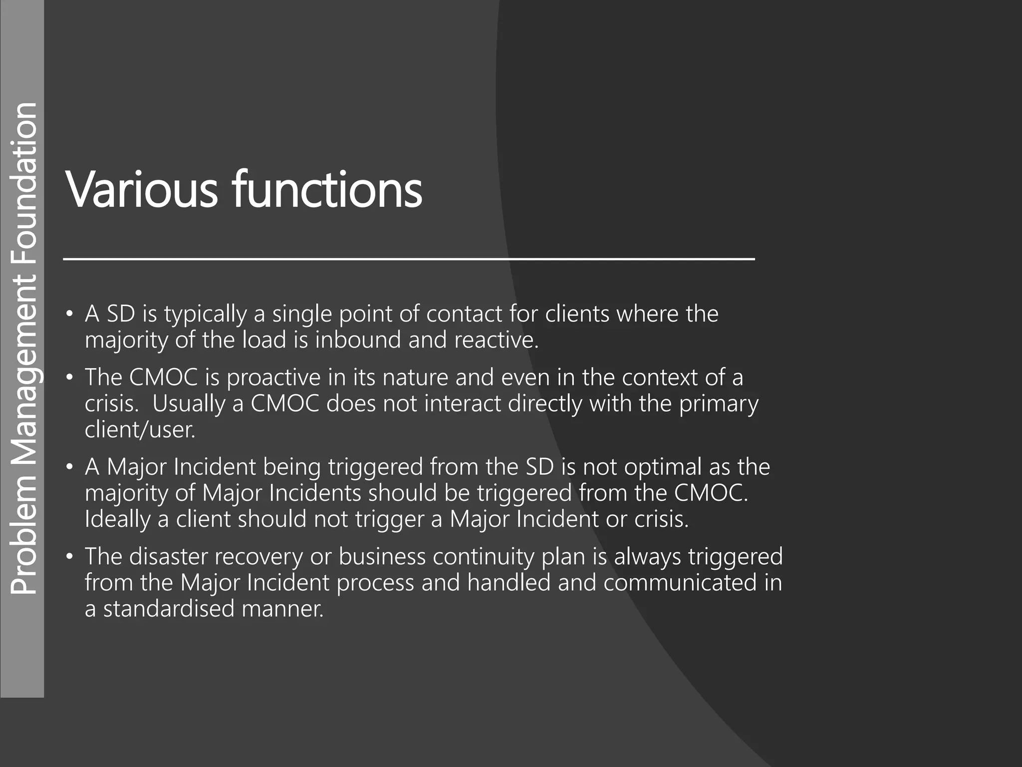 Problem management foundation - Overview | PPTX