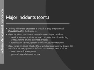 Problem management foundation - Overview | PPT