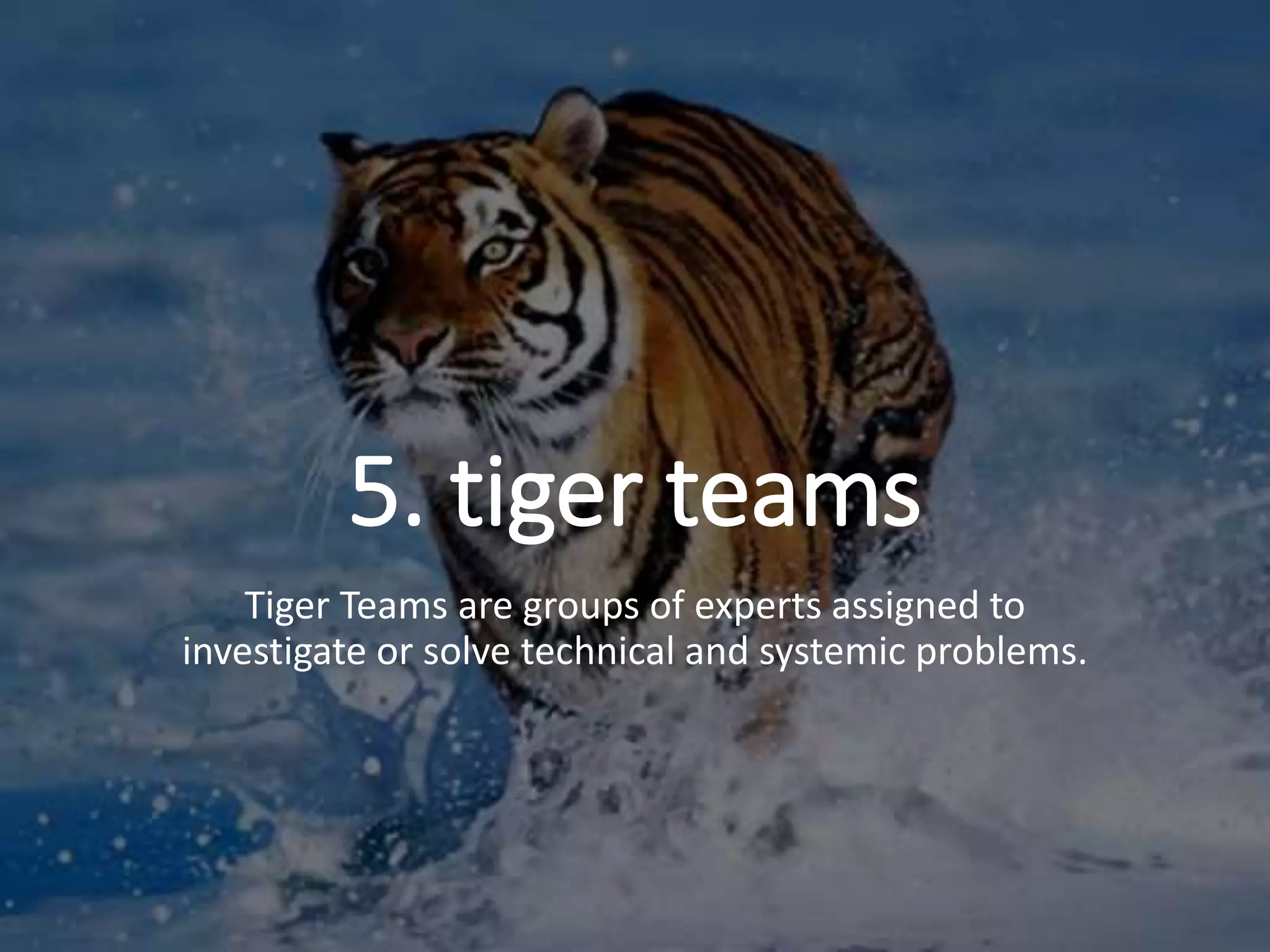 Problem management foundation - Tiger teams | PPTX