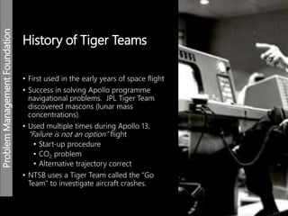 Problem management foundation - Tiger teams | PPTX