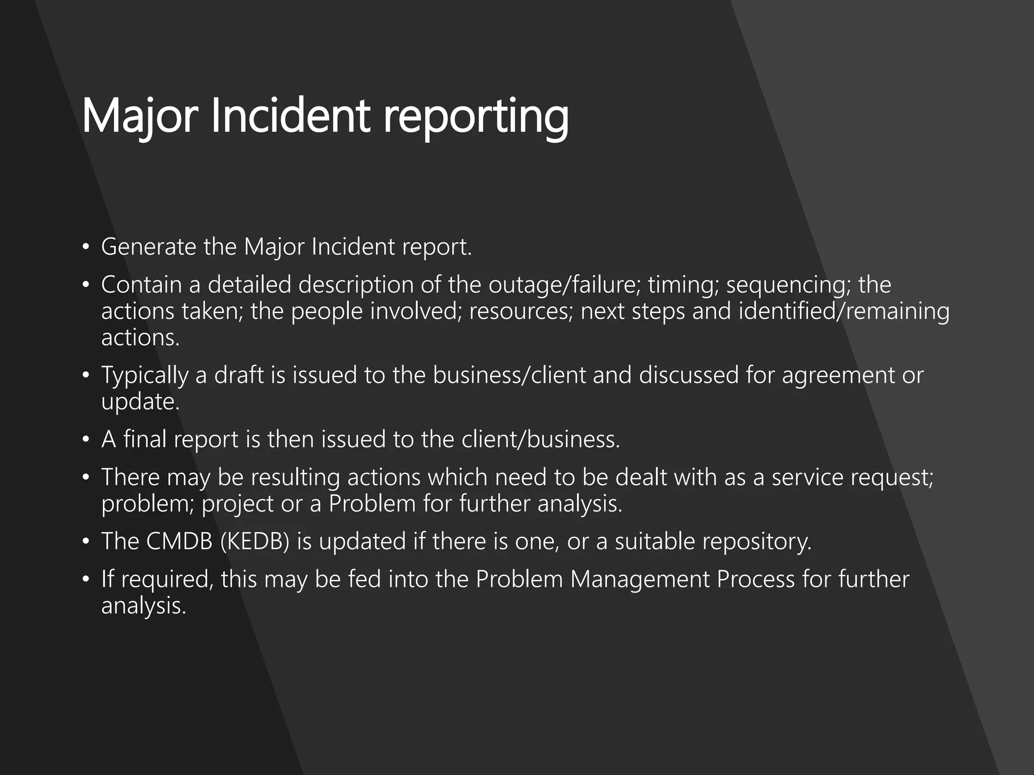 Problem management foundation - Lifecycle | PPT