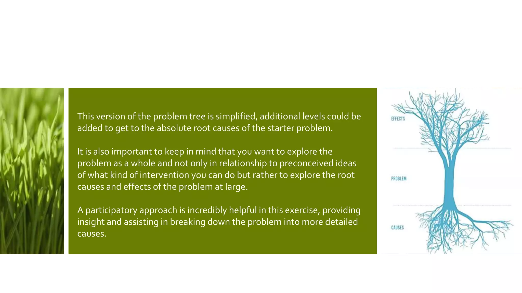 Problem And Objective Tree Pptx