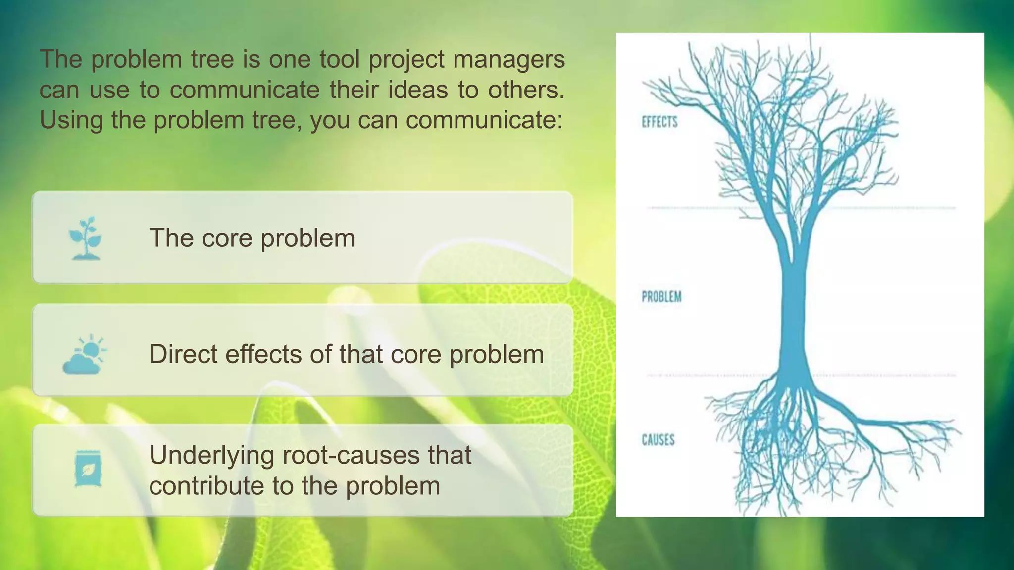 Problem And Objective Tree Pptx