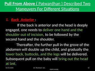 PROBLEM OF DELIVERING FETAL HEAD DURING CESAREAN SECTION BY DR SHASHWAT ...