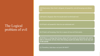 The Problem of evil | PPTX