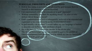 The Problem of evil | PPTX