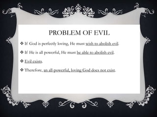 Problem of evil | PPT