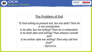 Problem of Evil lesson 1- Online (1).pptx