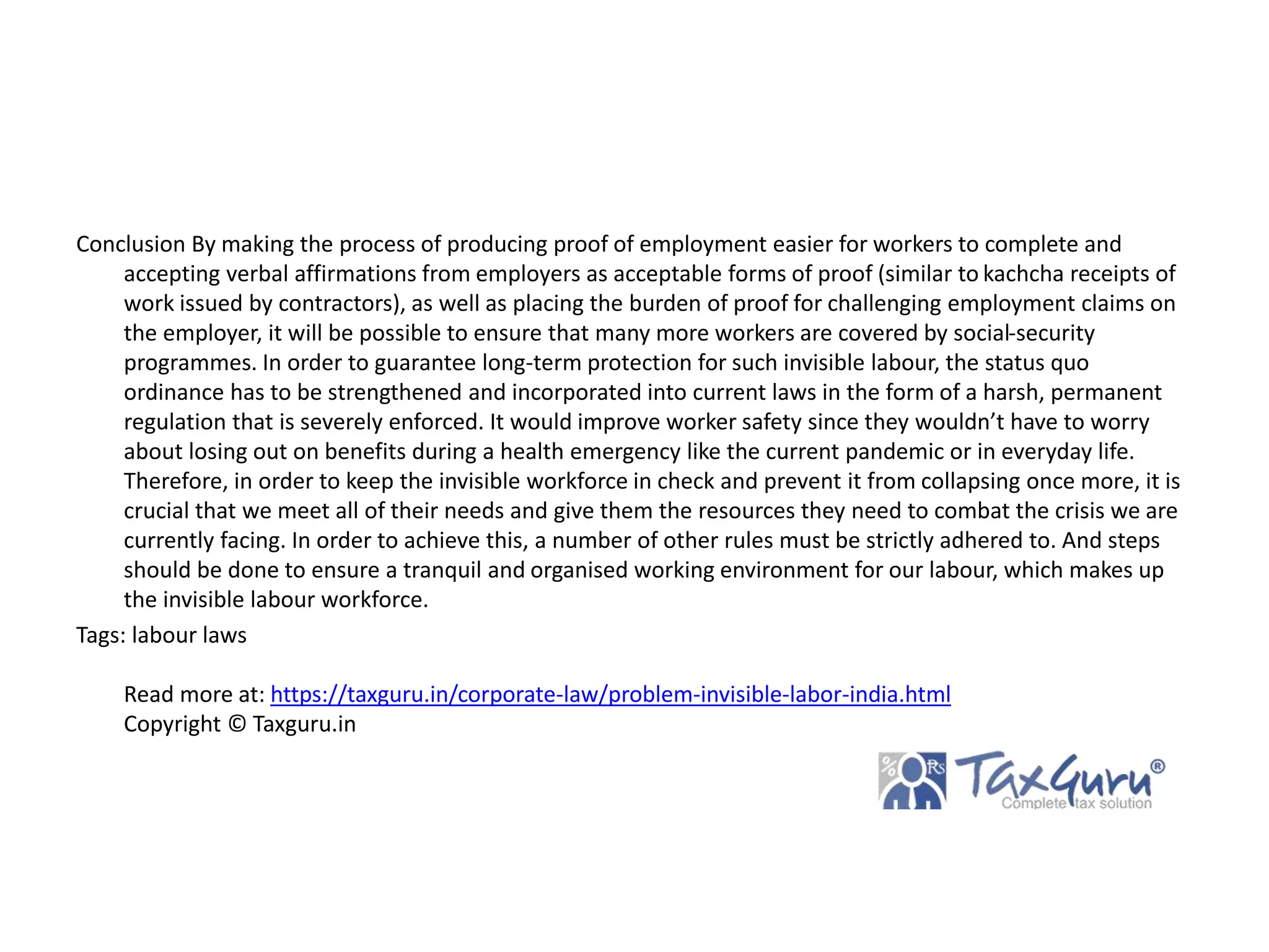 Problem of Invisible Labor In India.pptx